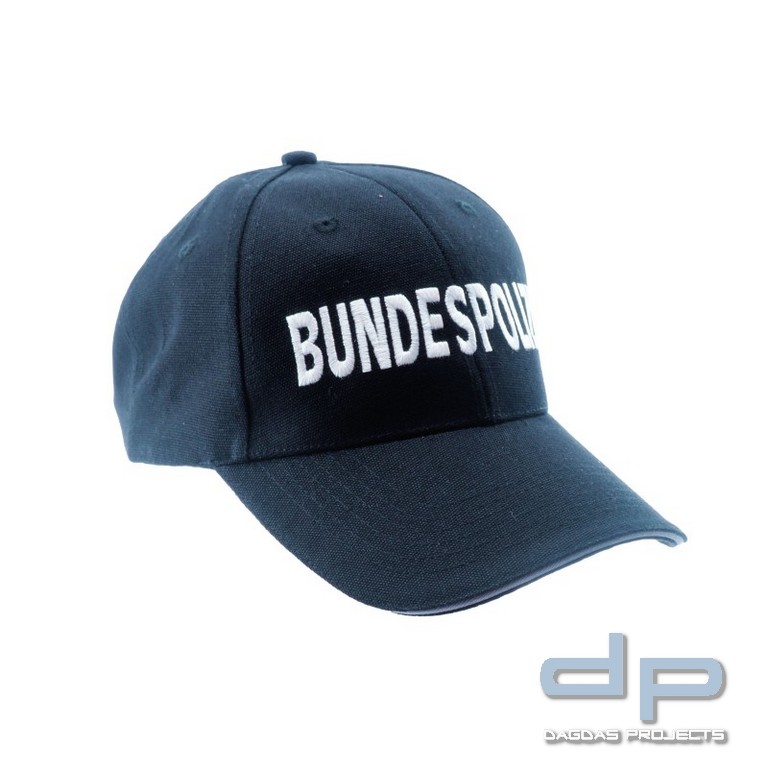 COP® Basecap mit Stick - BUNDESPOLIZEI vorne, Stickfarbe weiß ...