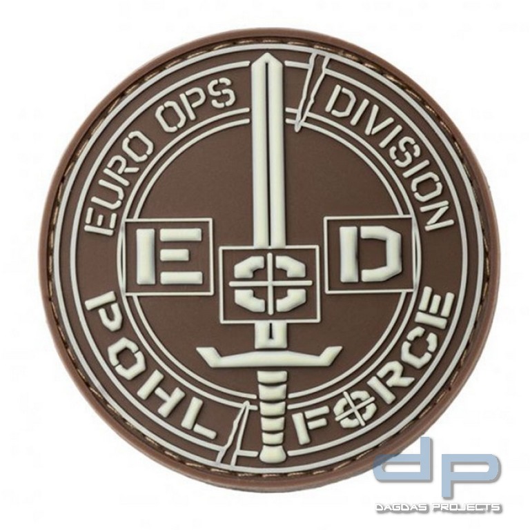 Pohl Force 3D Rubber Patch EOD Gen2 Braun | Sonstige Rubber Patches | 3 ...