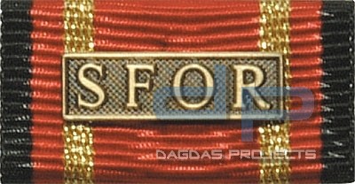 Bandschnalle Auslandseinsatz SFOR | Ordensspangen | Abzeichen ...