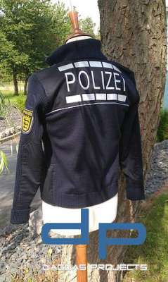 Behörden ETZEL Unterziehrolli mit silber Reflex Wunschtext am Kragen in ...