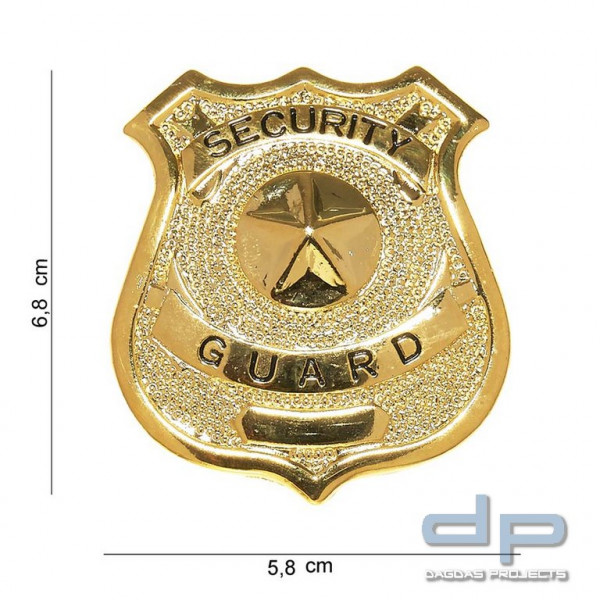 Security Metallabzeichen | Dagdas Projects Behördenausrüster