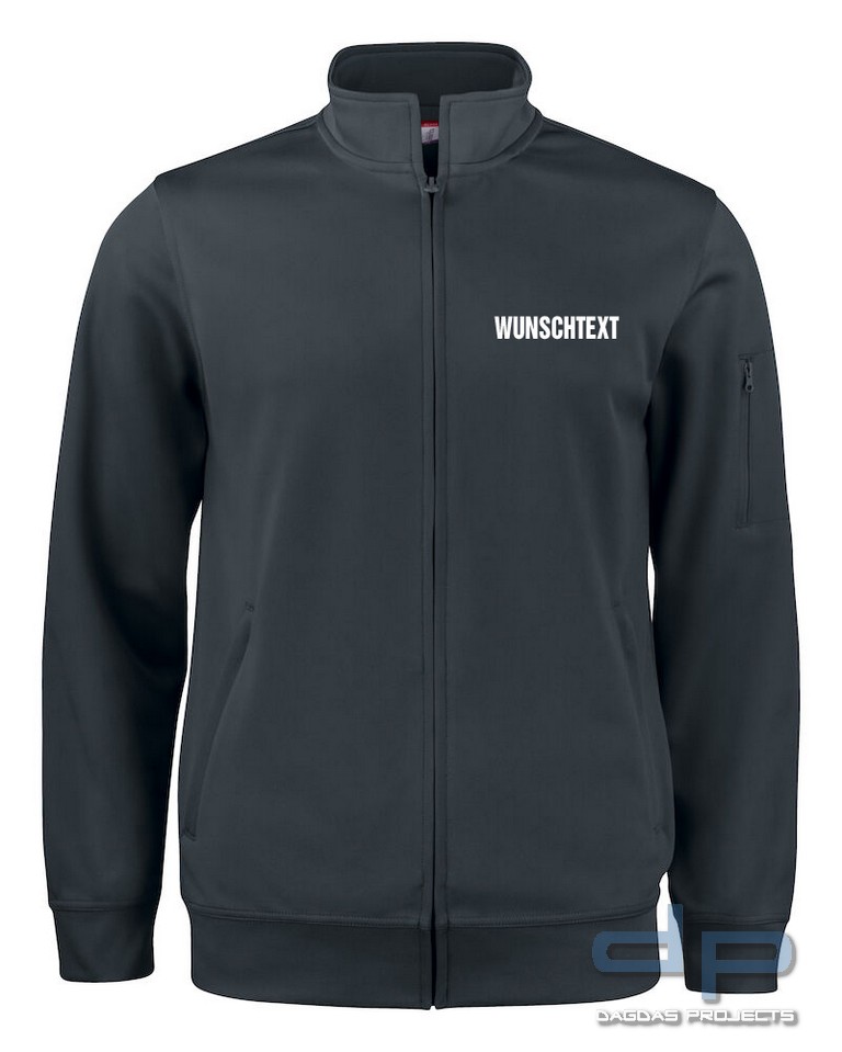 Basic Active Cardigan mit Wunschaufdruck in verschiedenen Farben ...