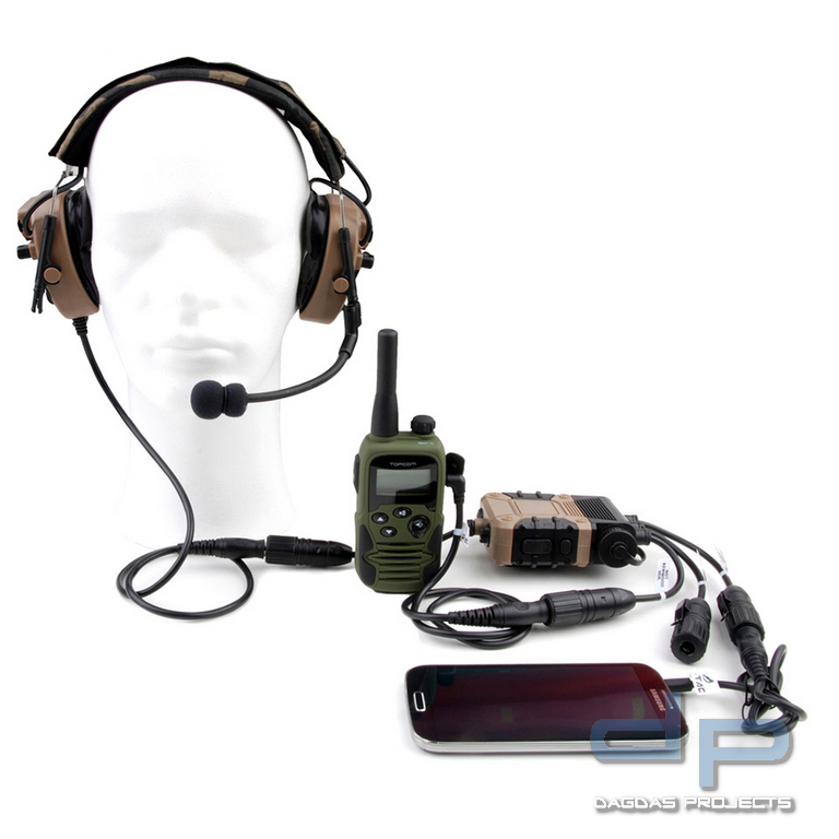 Topcom ONE + 1 Tactical PTT + 1 Topcom Z124 | Funktechnik / Funkgeräte ...