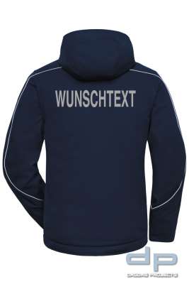 Behörden ETZEL Unterziehrolli mit silber Reflex Wunschtext am Kragen in ...